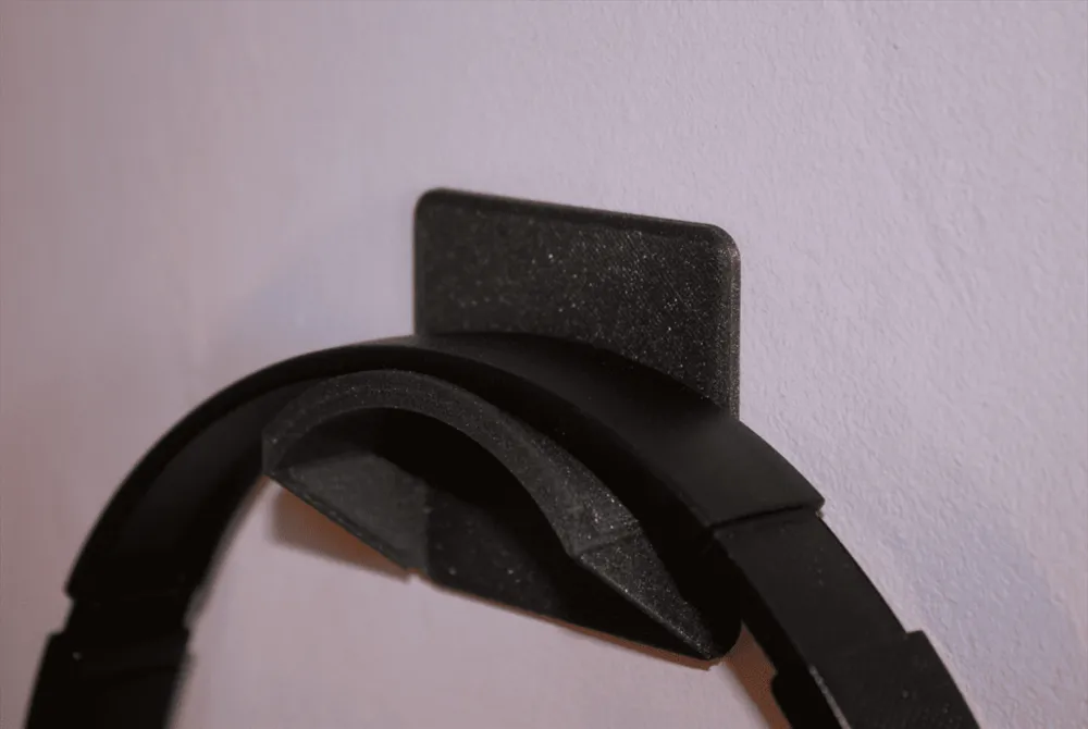 Headphones wall hanger - Free 3D Print Model - MakerWorld