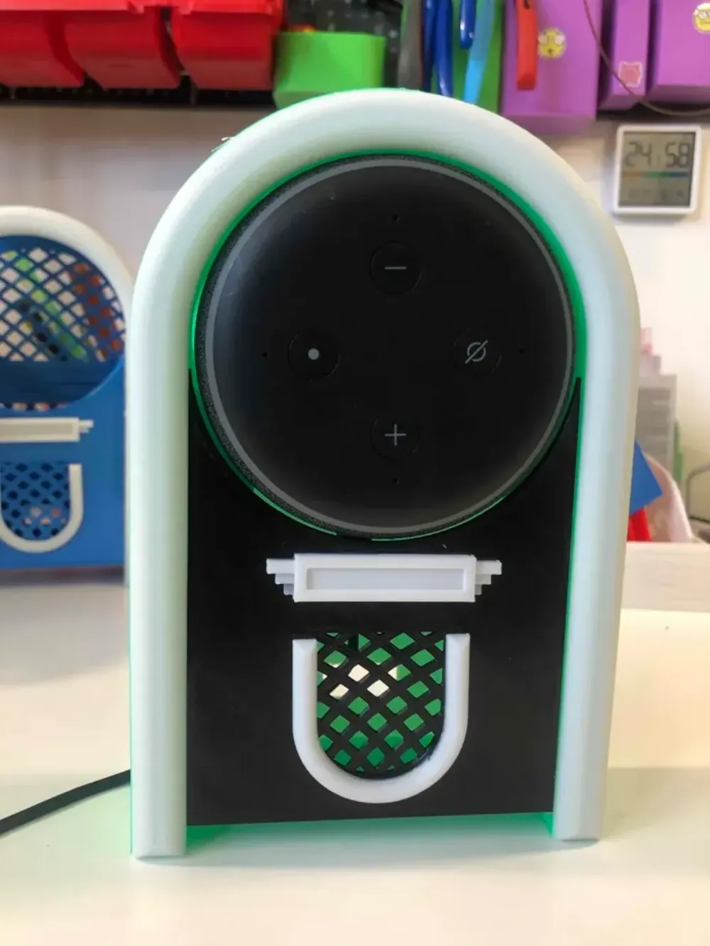 Jukebox for ALEXA Echo Dot 3rd Gen Stand - REMIX - Free 3D Print Model ...