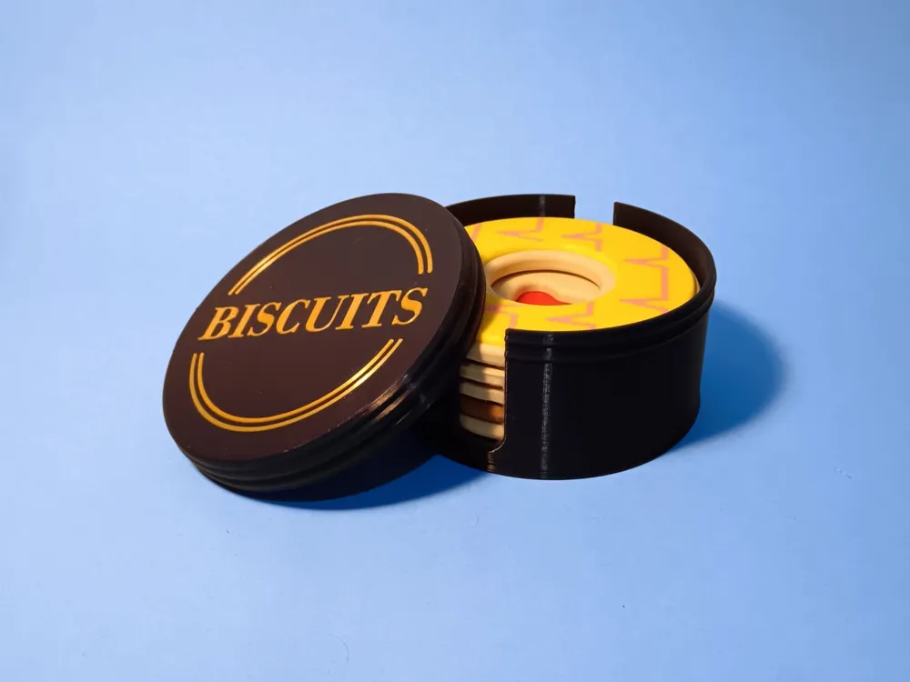 Biscuit Coasters by Xrontos MakerWorld: Download Free 3D Models