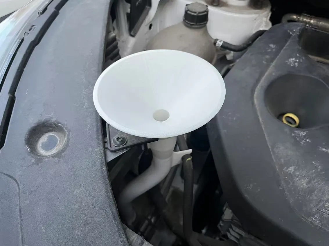 Funnel, a funnel for adding car windshield washer fluid by Sucre ...