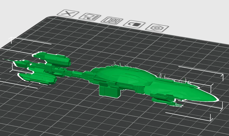 Star Wars Armada ship by zendehrMakerWorld: Download Free 3D Models