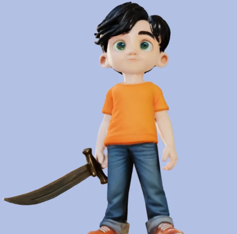 Chibi Percy Jackson by CptDragon74 - MakerWorld