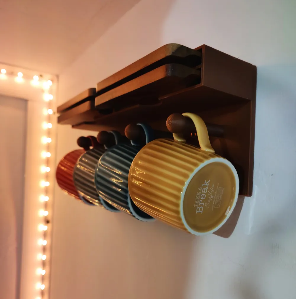 Coffee Cups Holder for TAKE A BREAK set by Paggyka - MakerWorld