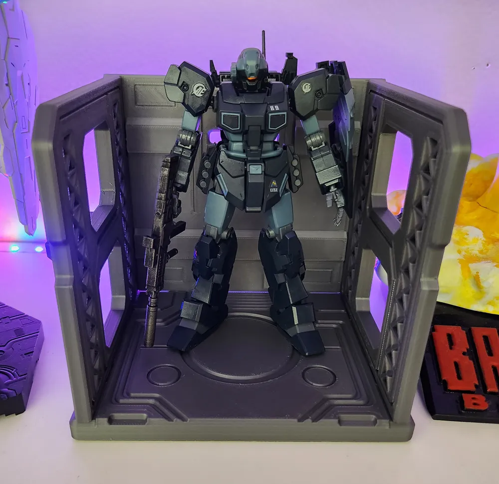 Mecha Hangar Bay by Code Talker Designs MakerWorld: Download Free 3D Models