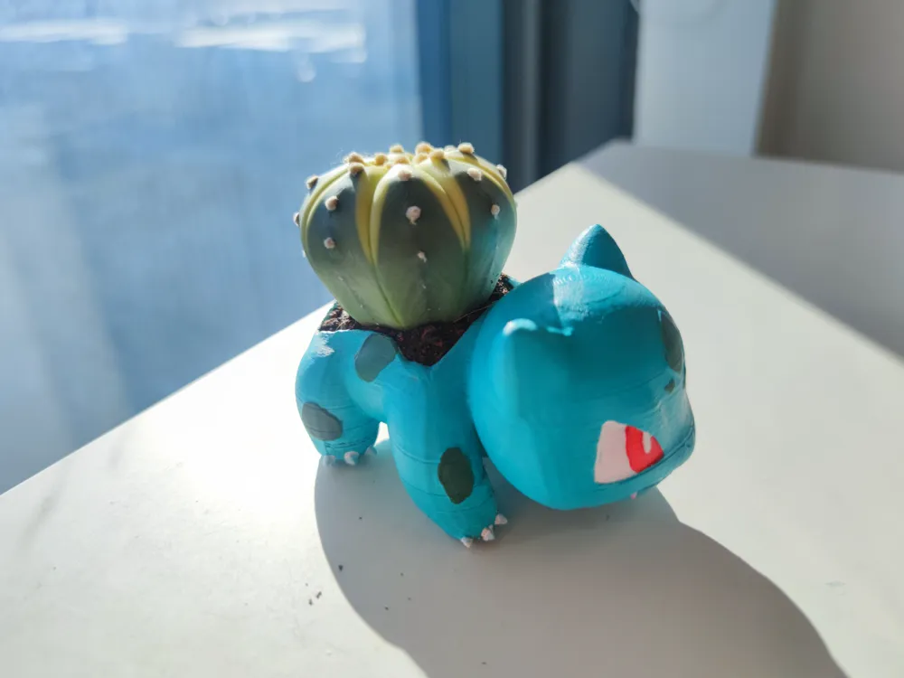 Bulbasaur Planter by YinXueer MakerWorld: Download Free 3D Models