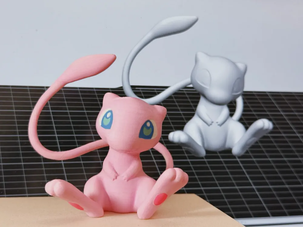 Pokemon Mew Print in Place by Norrbi 糯比 - MakerWorld