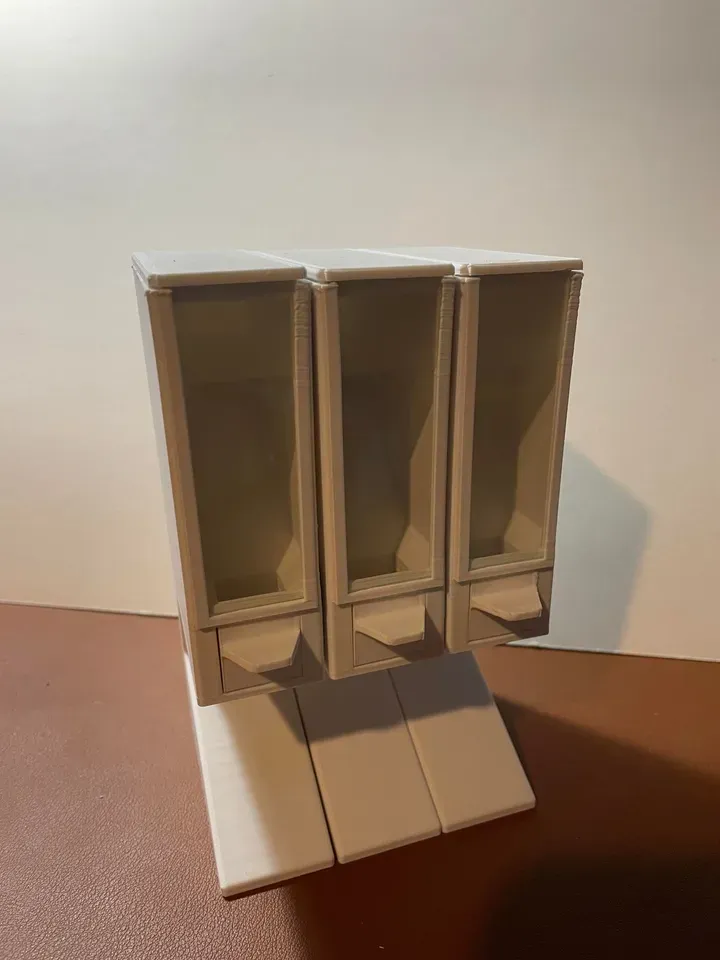 Stackable Loose Tea Dispensers w/ glass window Remixed by FreeQyMat ...