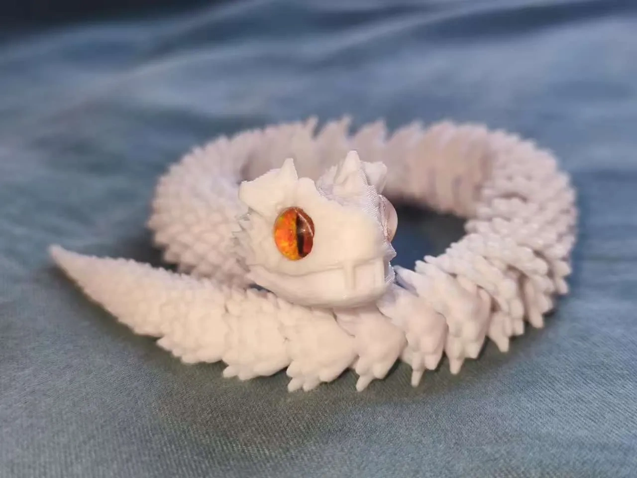 Stone Serpent - 6mm Eyes - 8mm Eyes by Orz2025 - MakerWorld