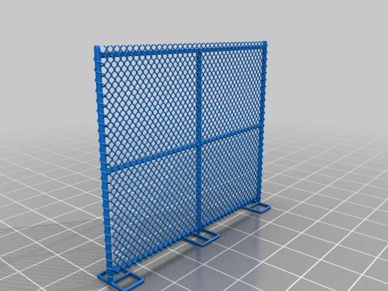 Modern Chain-Link Fences by nonPareil - MakerWorld