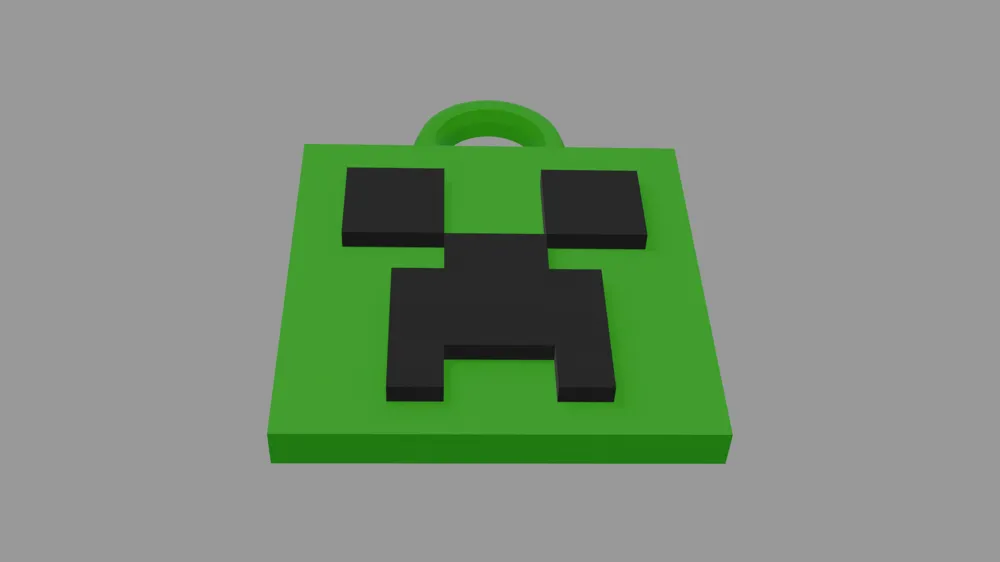 Minecraft Creeper Head keychain by Printcube3d - MakerWorld