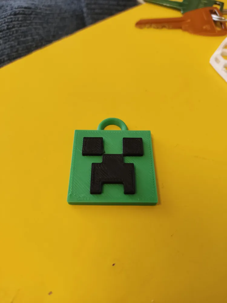 Minecraft Creeper Head keychain by Printcube3d - MakerWorld