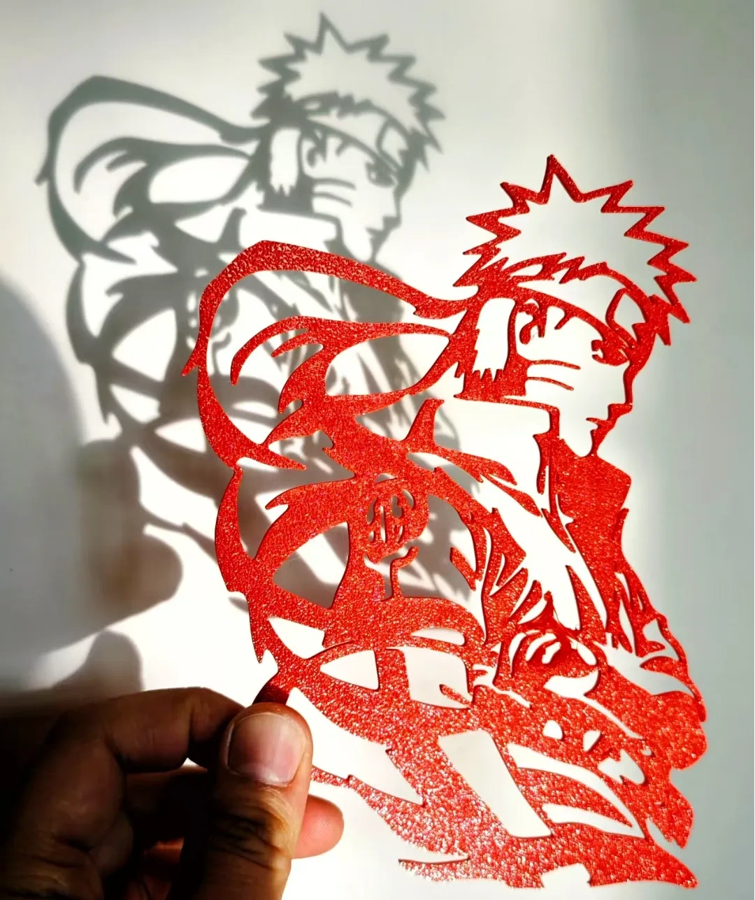 Naruto Paper Cutout - Naruto (Only 9g of filament, short print time) by ...