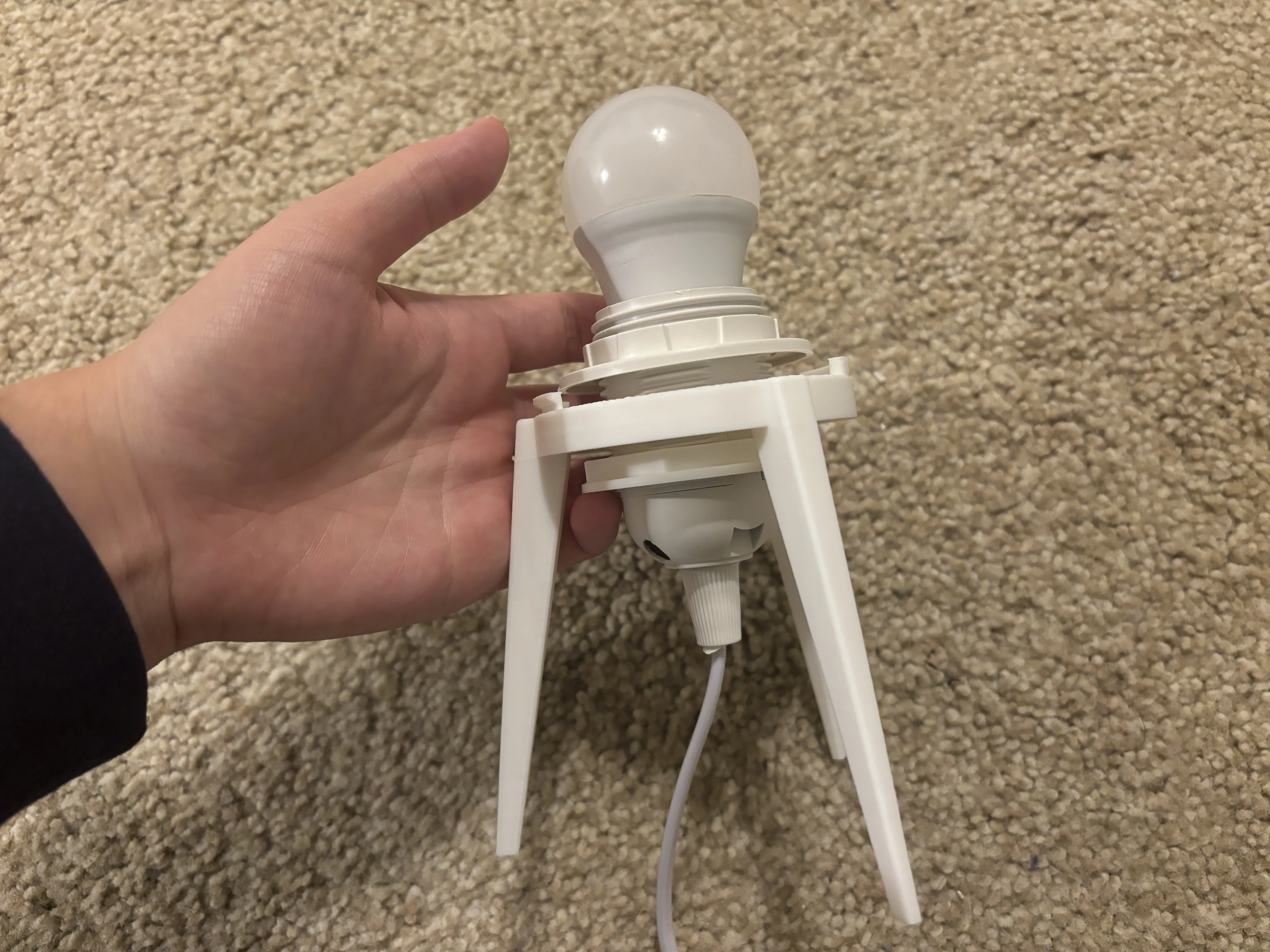 Wavy Lamp - E27 E26 Base - PETG - Free 3D Print Model - MakerWorld