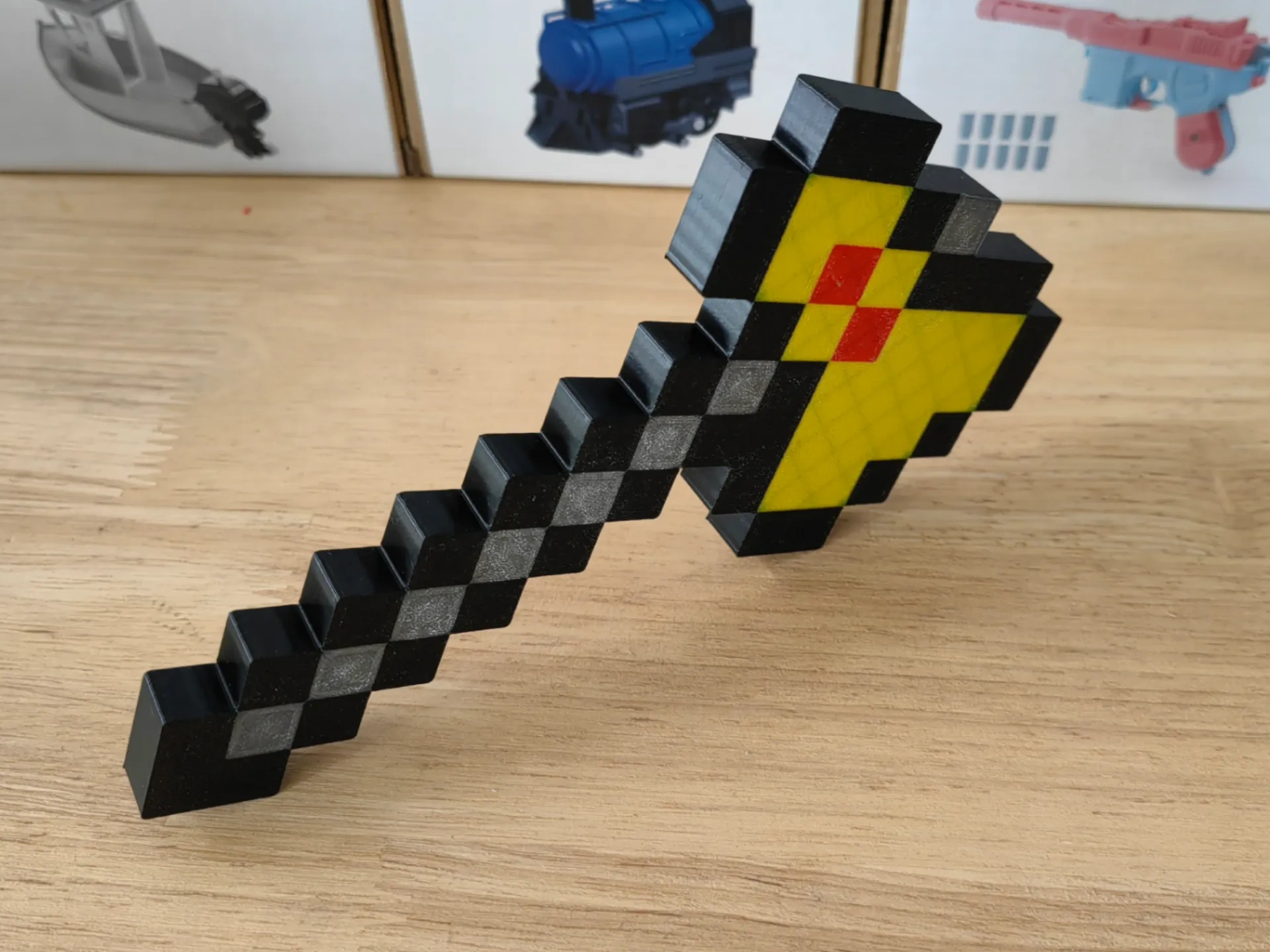 Block Axe - Minecraft by 天门计划 - MakerWorld