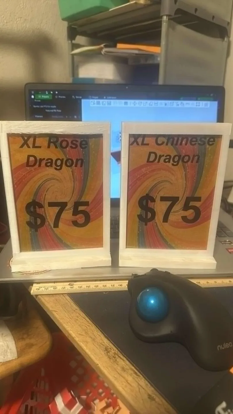 Market price frame by terrifoster20 MakerWorld: Download Free 3D Models