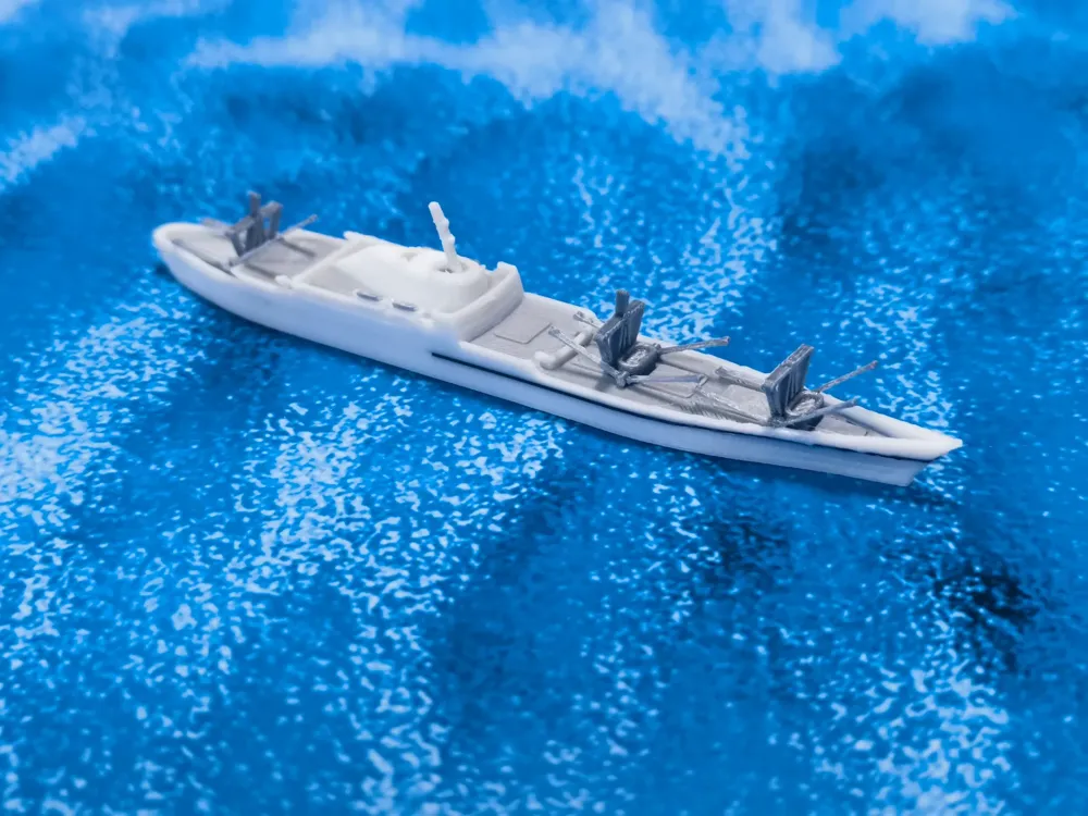1:2000 Scale Model of the NS Savannah Nuclear-Powered Cargo Ship—A ...