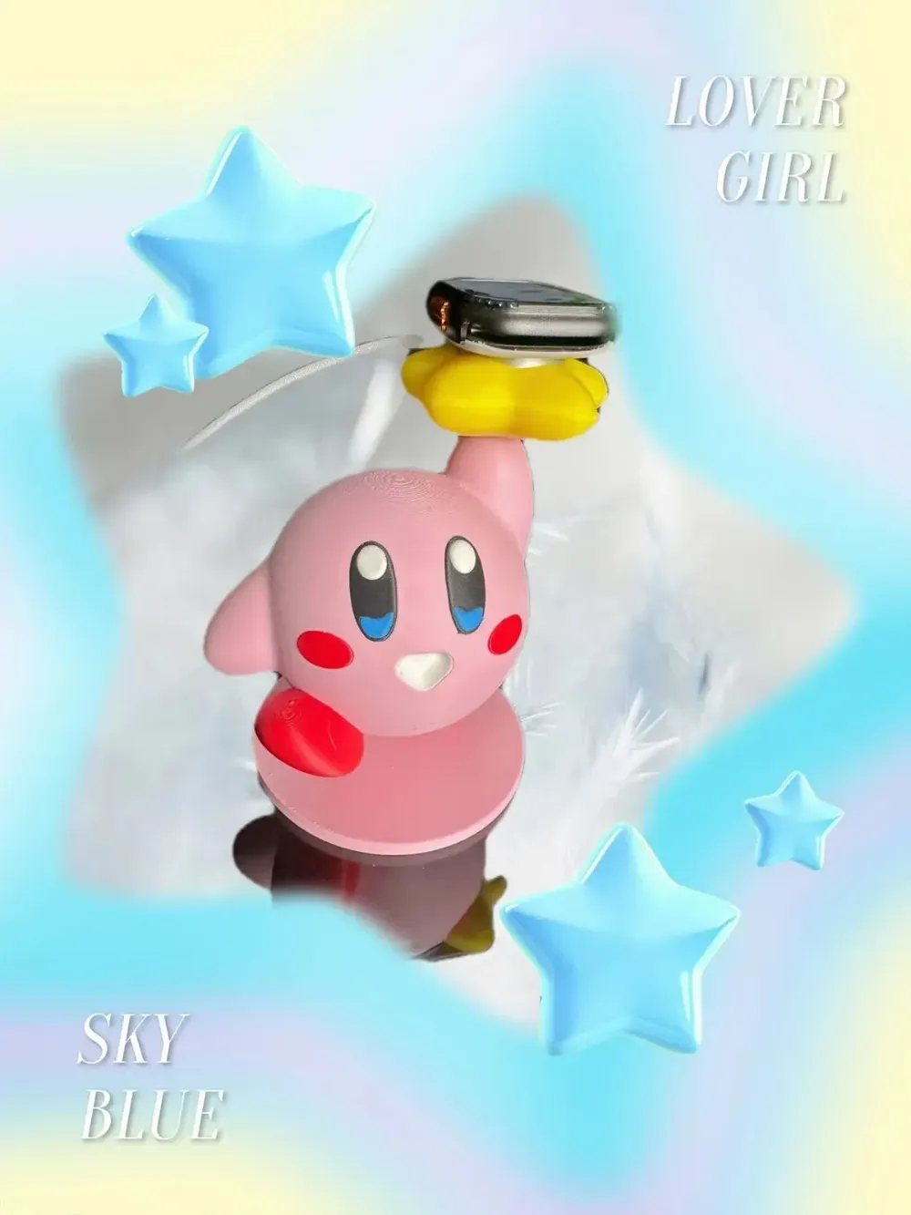 Kirby iWatch Charging Stand -- Kirby iWatch charge base by LIbra wang - MakerWorld