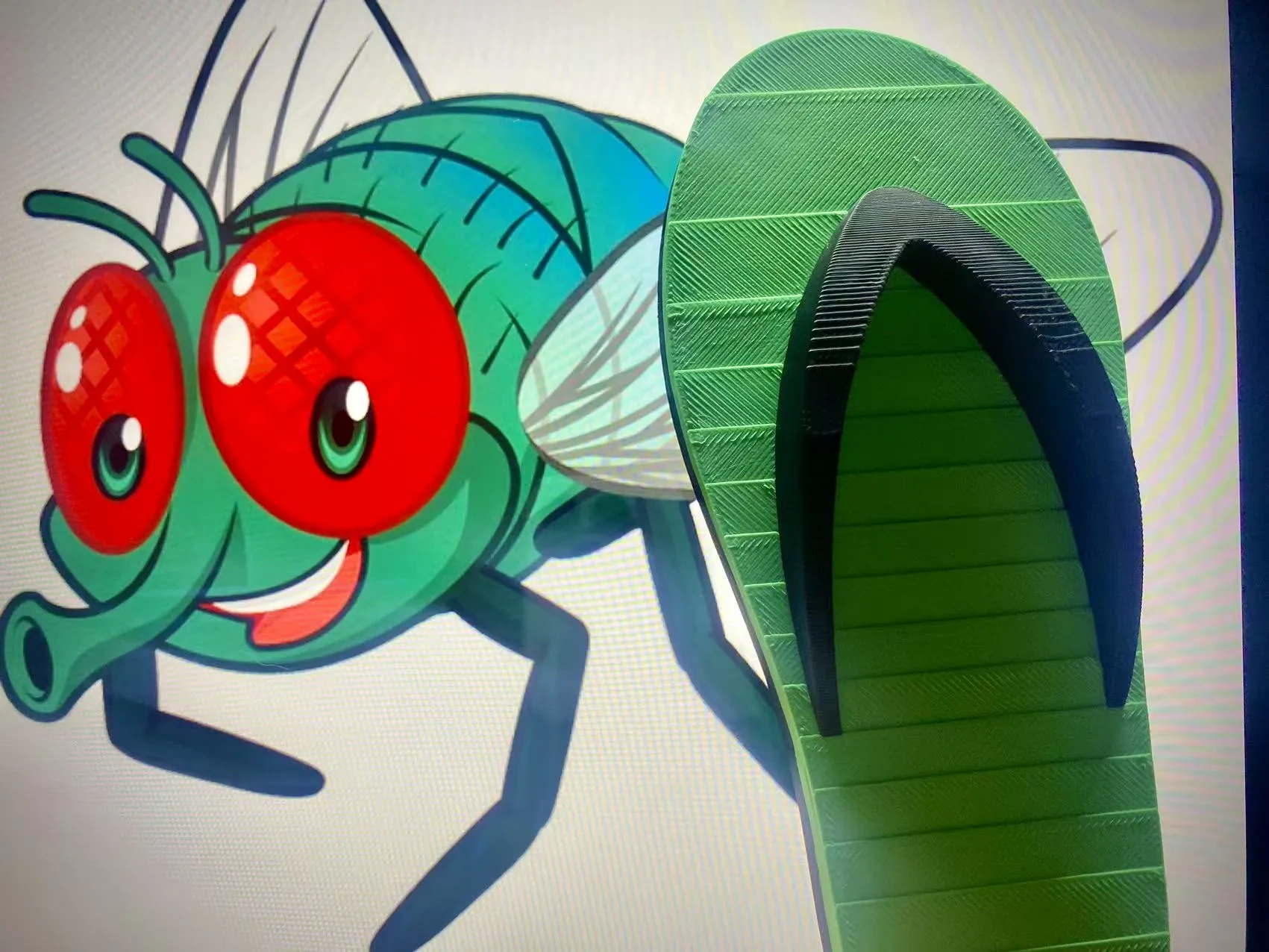 Flip-flop Fly Swatter by Alessi MakerWorld: Download Free 3D Models