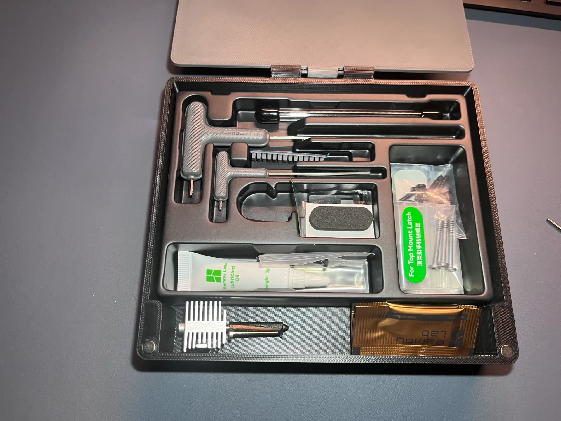 A1/A1 mini Tool Storage Box (with extra nozzle storage) by 整点薯条 ...