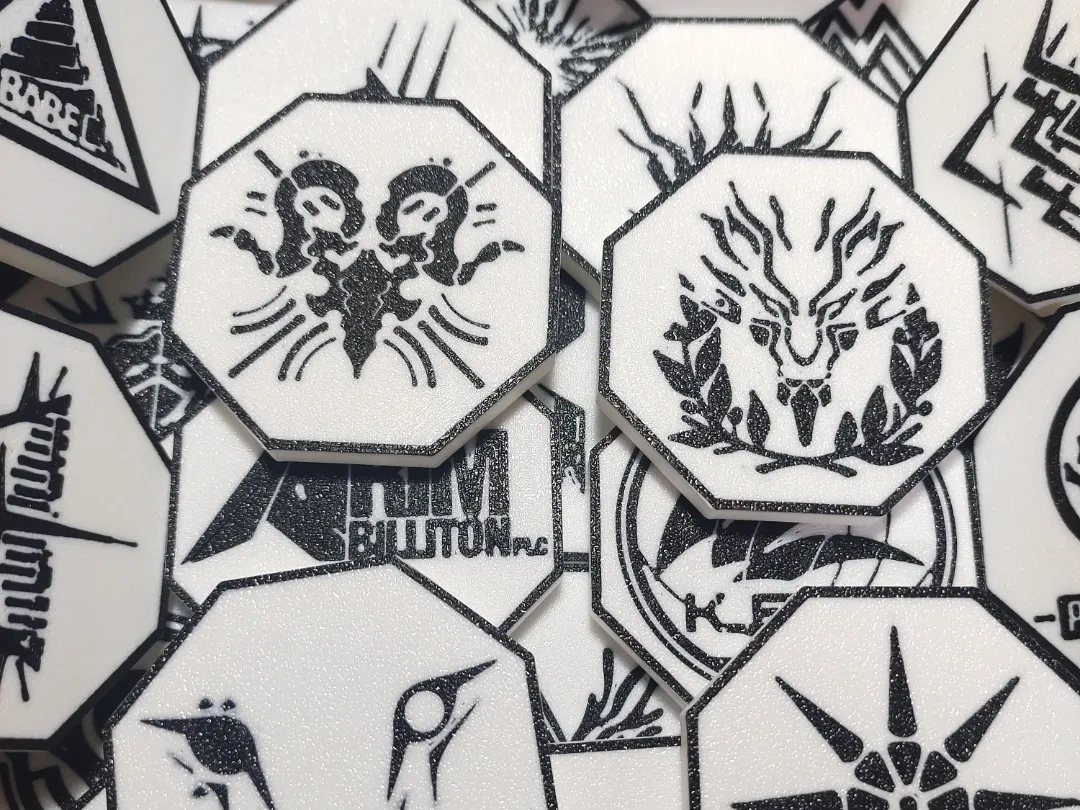 明日方舟 ALL factions logo by 缪黑 - MakerWorld