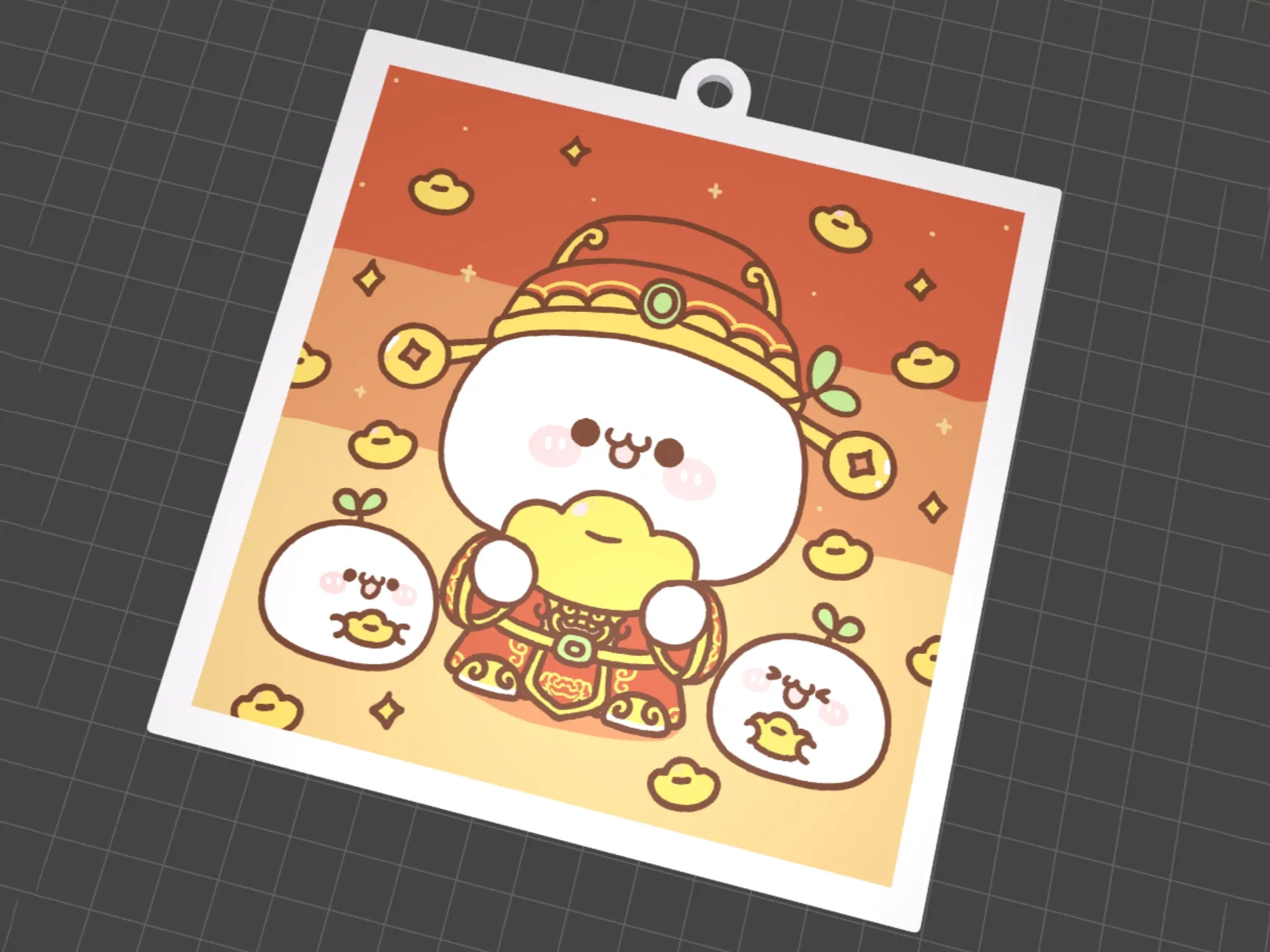 2025 Year of the Rabbit Long Grass Yan Tuanzi Congratulatory New Year's ...