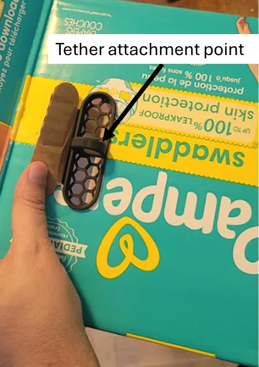 Box Sled Tether Mount - Pampers Box by Highly Derived - MakerWorld