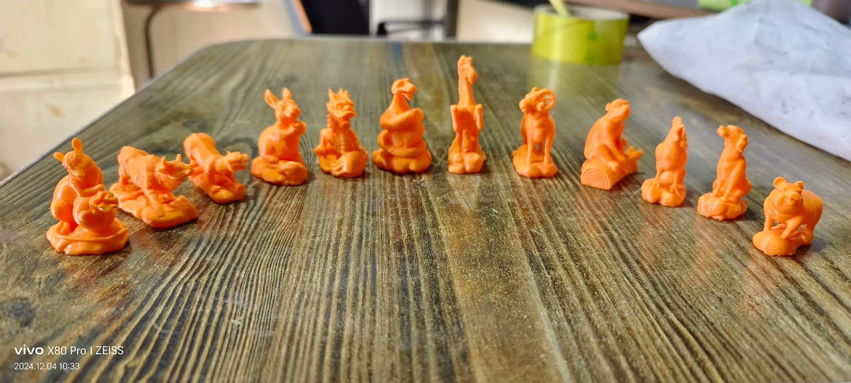 12 Chinese Zodiac individual ornaments, Chinese Zodiac independent ...