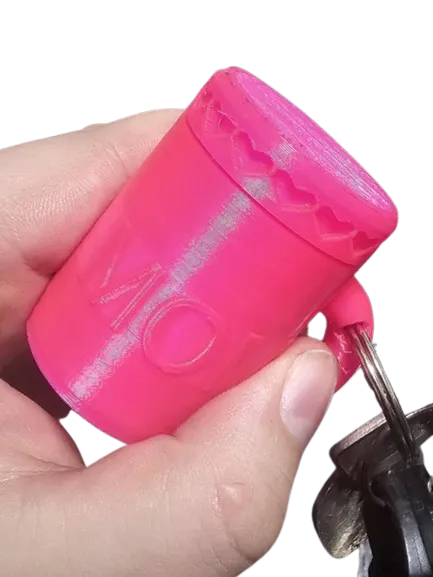 Mug Keychain Stash with Screw on Lid Hearts by Odell Creations ...