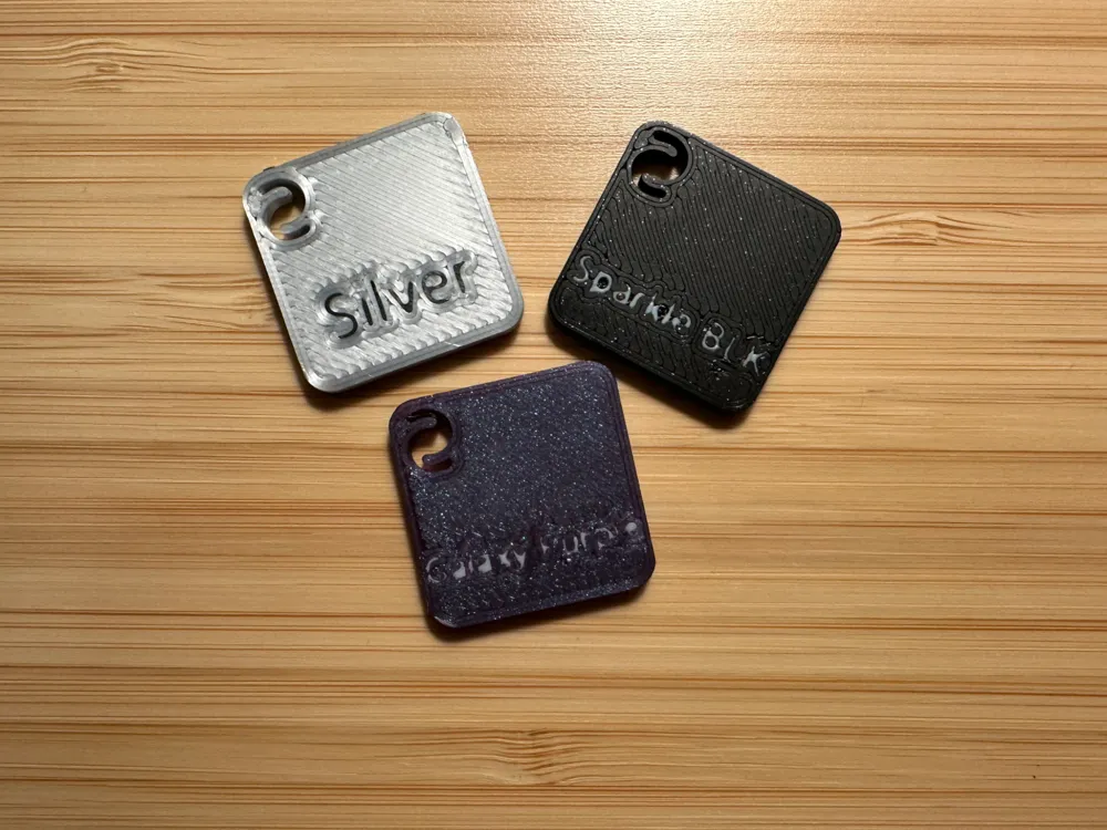 Bambu Filament swatch Any Filament! (Text Editor) by DesignGene ...