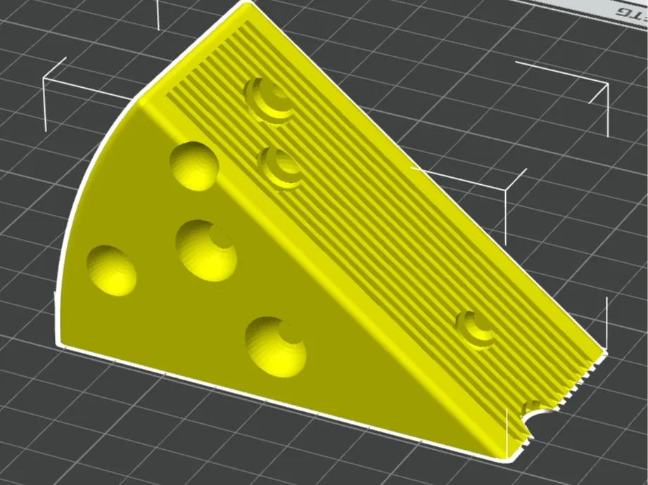 Cheese-Shaped Desktop Document Organizer by user_2299004900 - MakerWorld