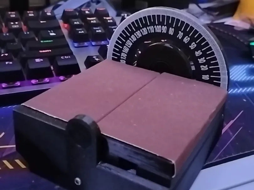 Handcrafted sanding station with adjustable sanding angle by 3D ...