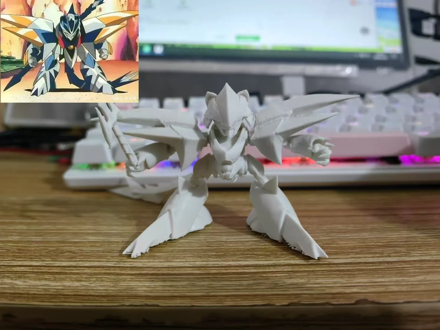 Byakko Ryujin-go/Byakko Ryujin-maru, Super God Dragon Fighter Magishin Series by 玩具小屋 MakerWorld ...