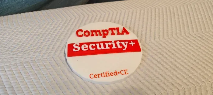 CompTIA Security+ Certification Badge by paoloronco - MakerWorld
