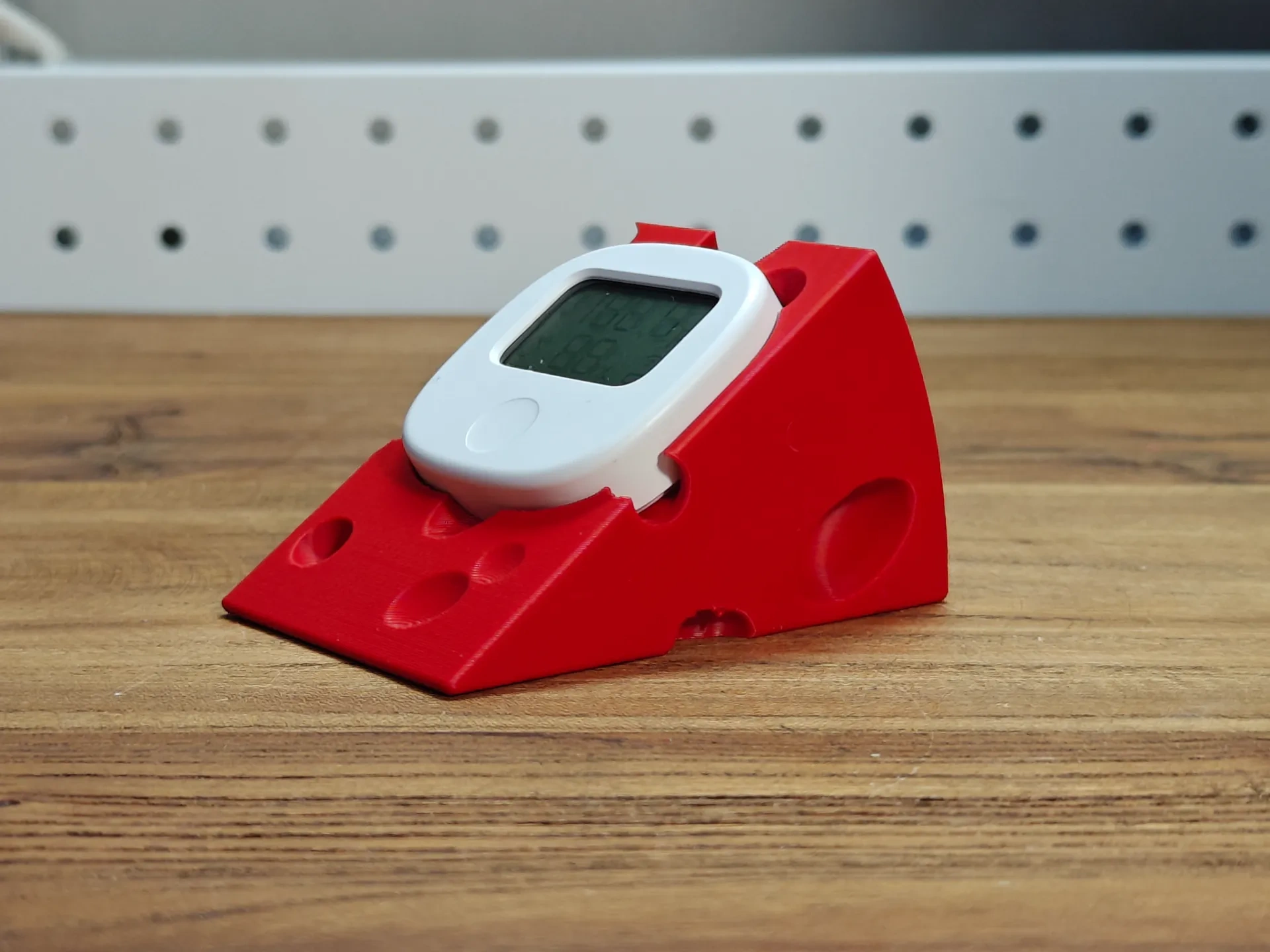 LingPu temperature and humidity sensor KS2 desktop base, cheese shape ...