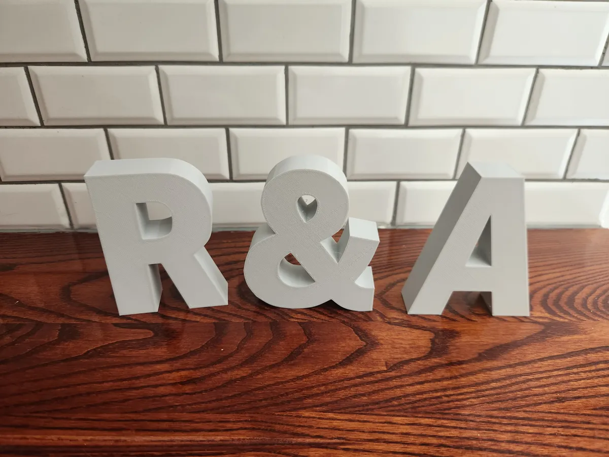 Alphabet & Numbers - Free 3D Print Model - MakerWorld