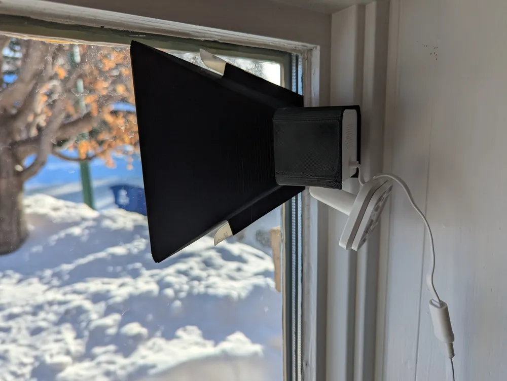 Wyse Cam window mount Multi Angle, Command Strip by Armour3d - MakerWorld