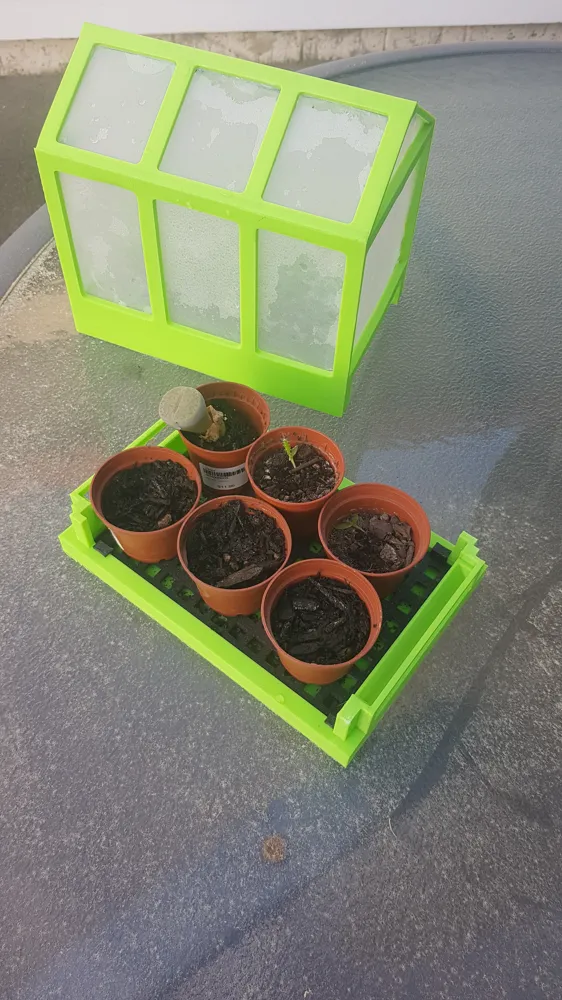 Miniature Greenhouse - Free 3D Print Model - MakerWorld