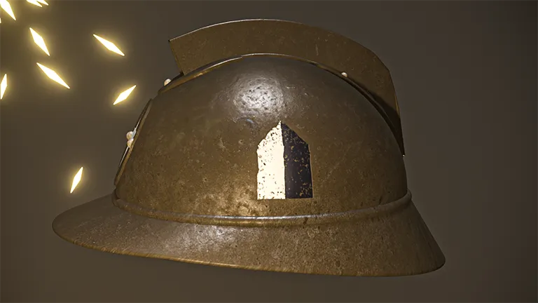 Foxhole/Warhammer DKOK Adrian helmet w trench Remixed by Entropiarts ...