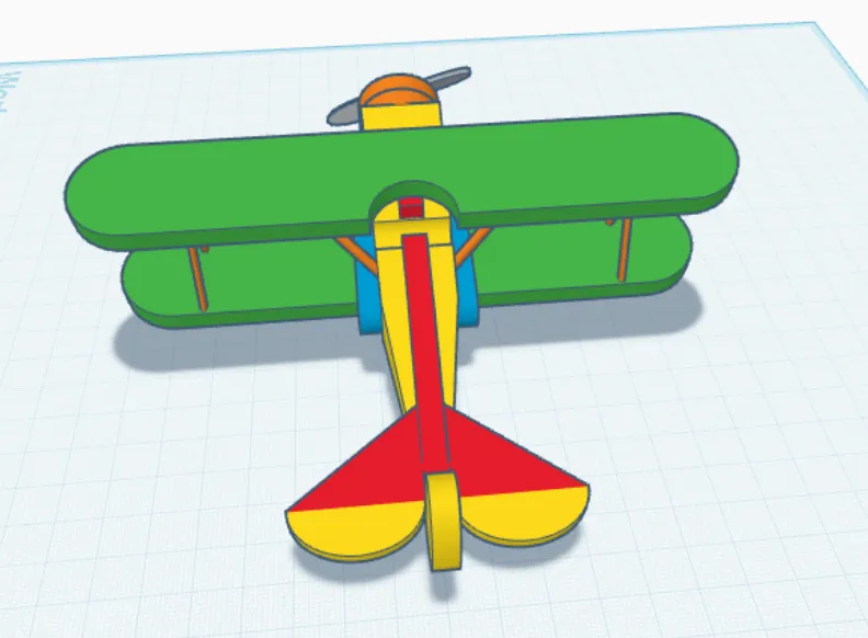 2 wing airplane - Free 3D Print Model - MakerWorld