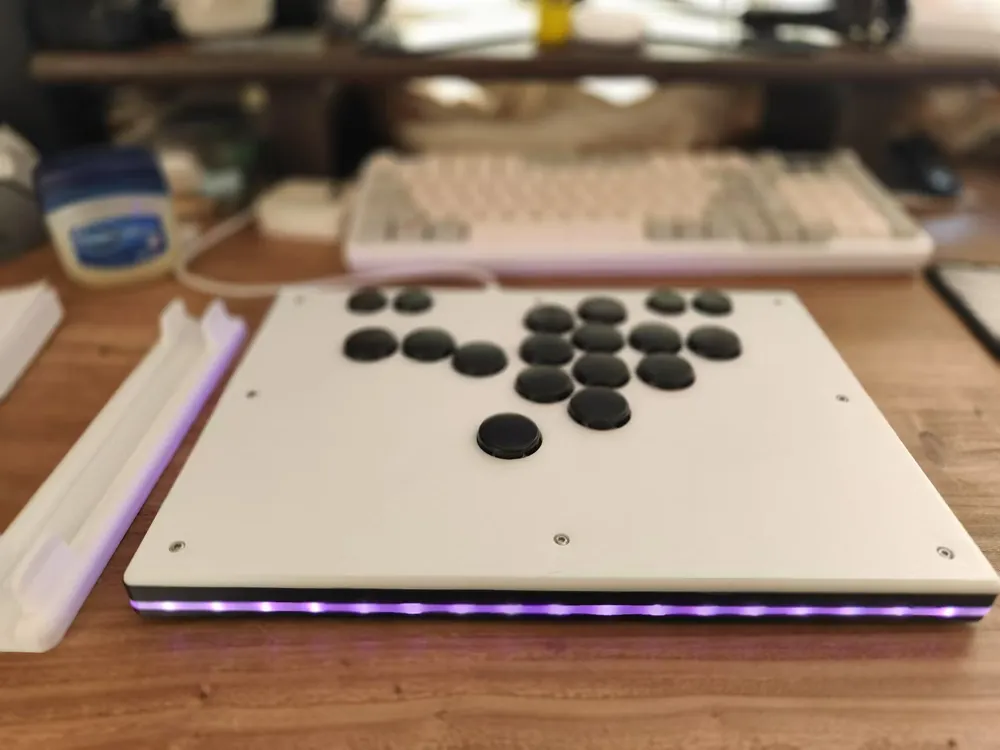 DIY HITBOX Arcade Stick with RGB Lighting, No PCB Required by TMA ...