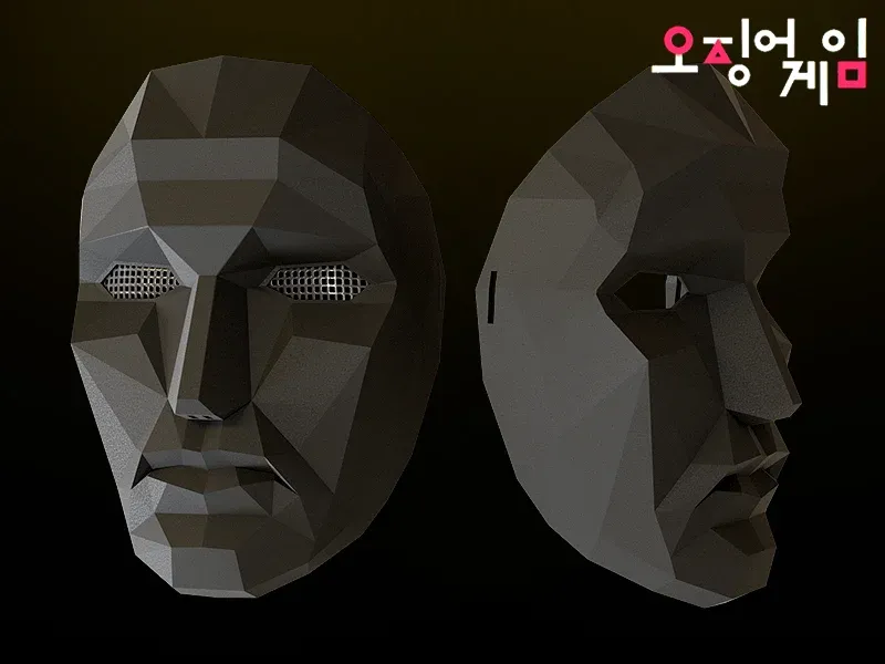 Front Man Mask (Squid Game) by IDontEvenKnow7773 MakerWorld: Download ...