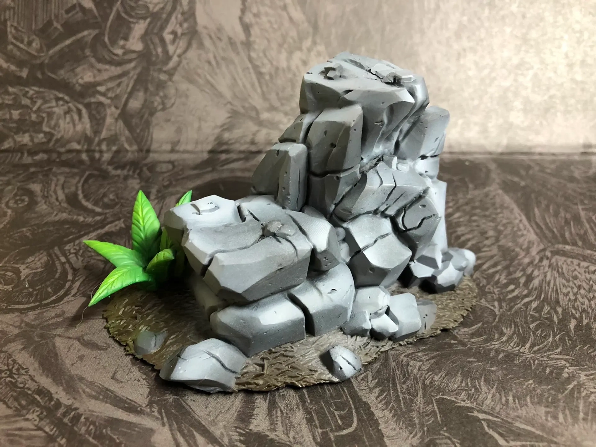 Rock Display Stand for Figures by pokemon player - MakerWorld