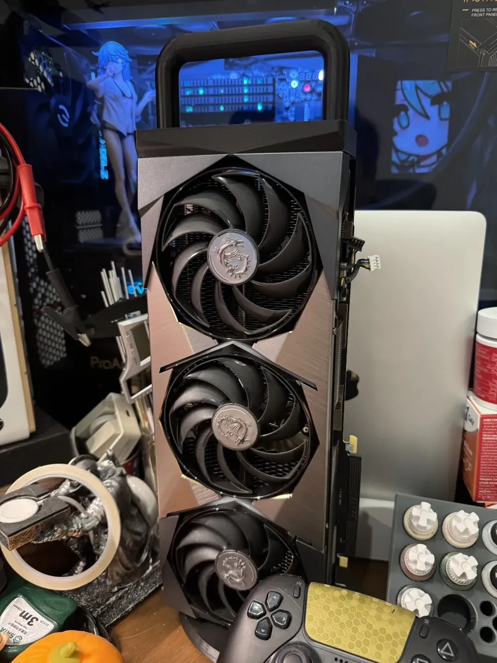 MSI GeForce RTX 3080 Ti SUPRIM X Graphics Card Top Handle by ...