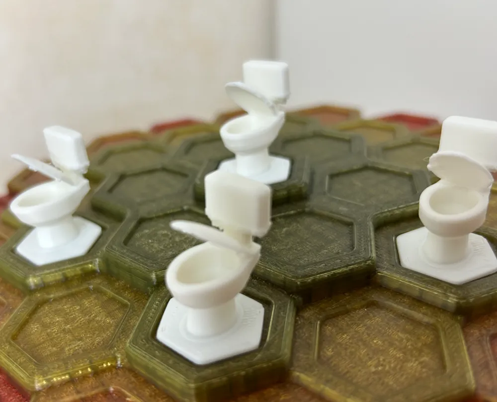 The toilet for the Prusa Balance game! Remixed by Master Calibär ...