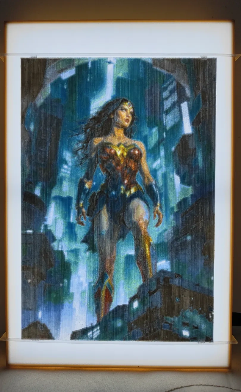 3D printed color photo: Wonder Woman by 3dPainter - MakerWorld