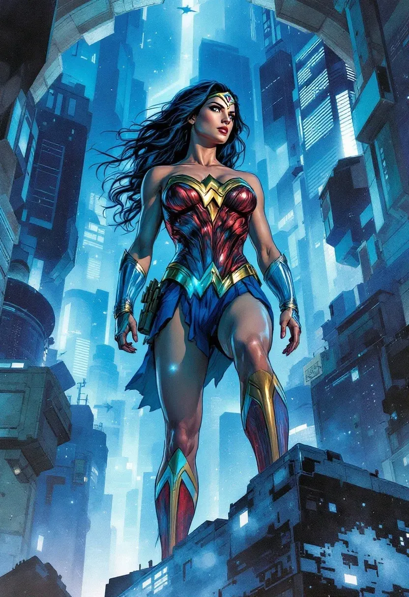 3D printed color photo: Wonder Woman by 3dPainter - MakerWorld