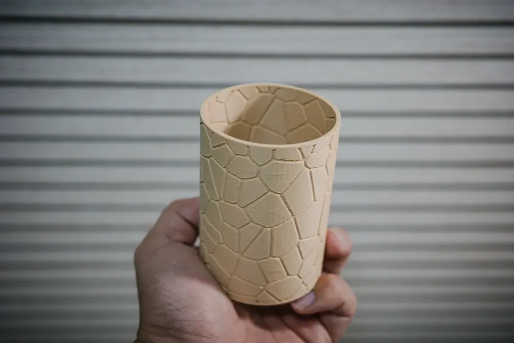 Brick Wall Texture Pen Holder by AtamiSquare - MakerWorld