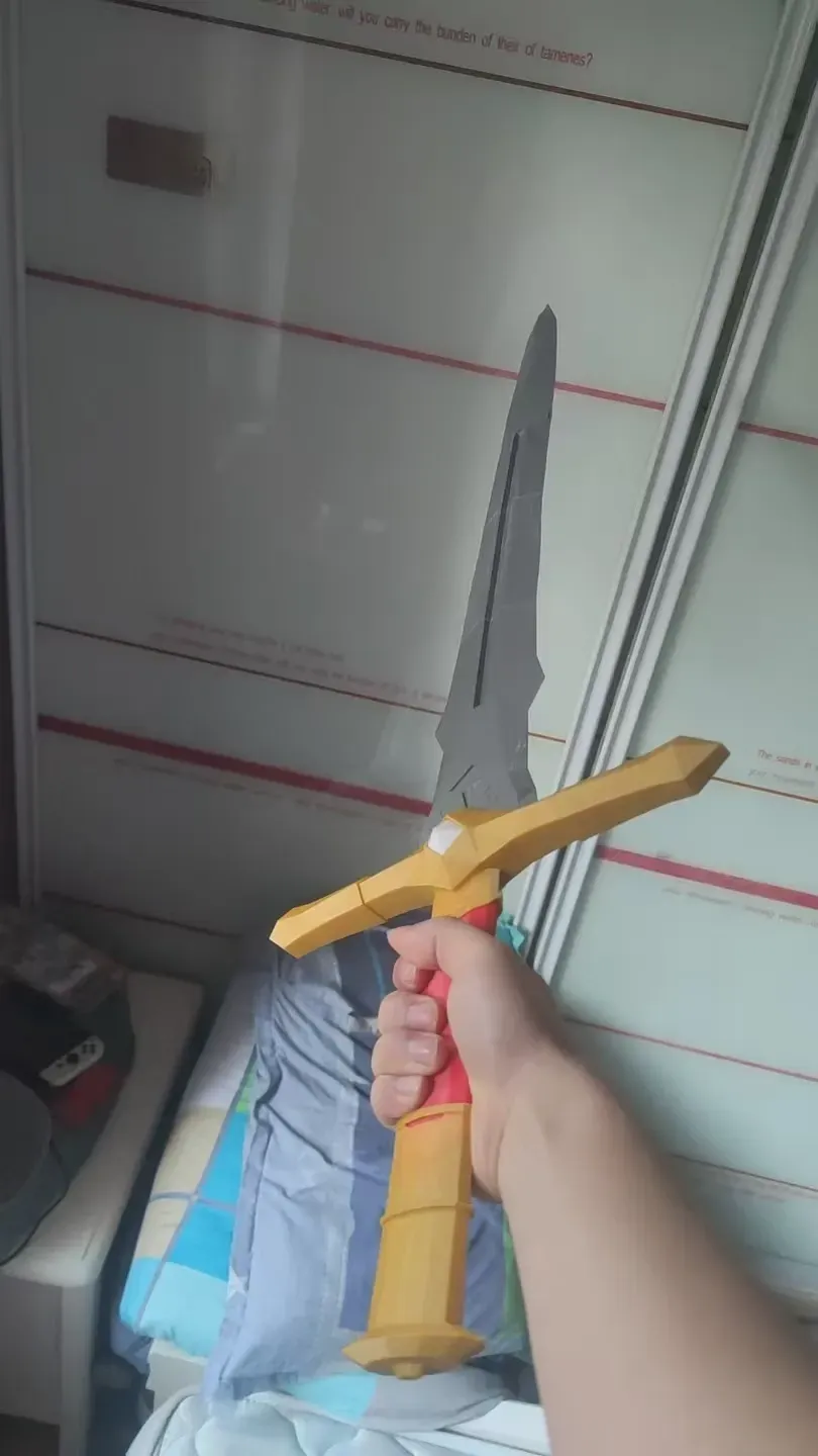 90cm long sword, multicolor assembly, you can color match yourself by ...