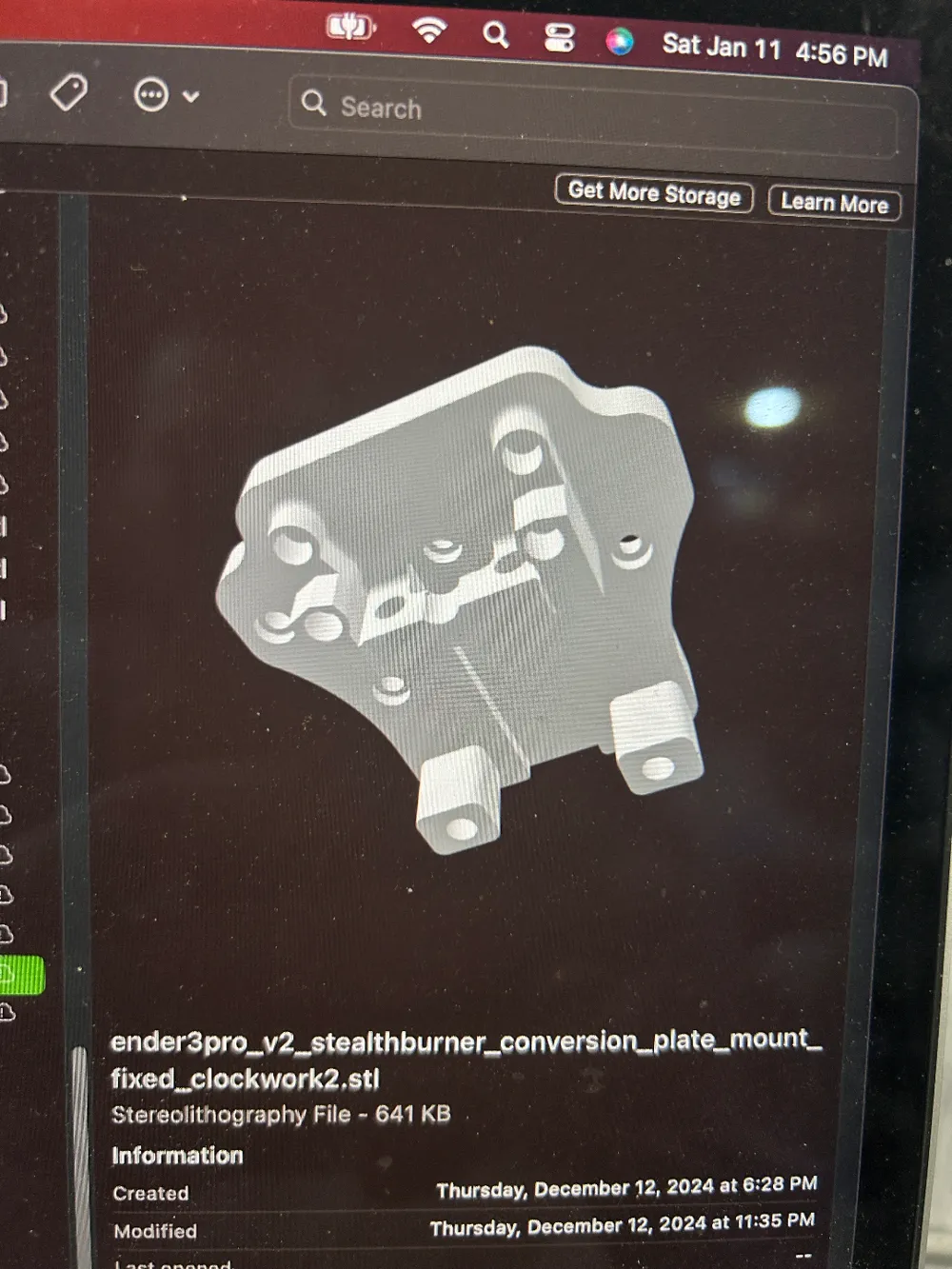 Ender-3-pro-voron-stealthburner-mount-clockwork2 Remixed by dupras ...