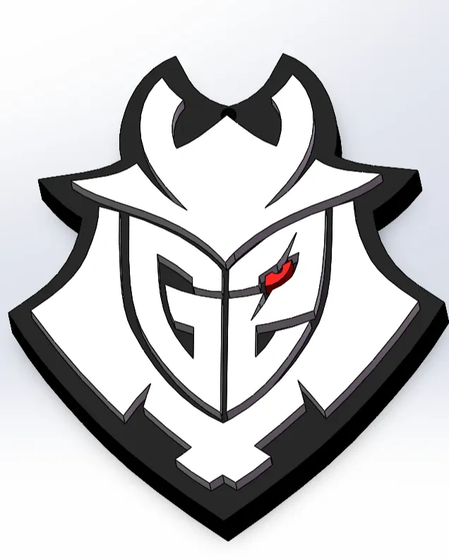 G2 Esports logo keychain with CS player names on the reverse by user ...